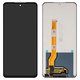 LCD compatible with Oppo A3 (CPH2669), A3x (CPH2641), (black, without ...