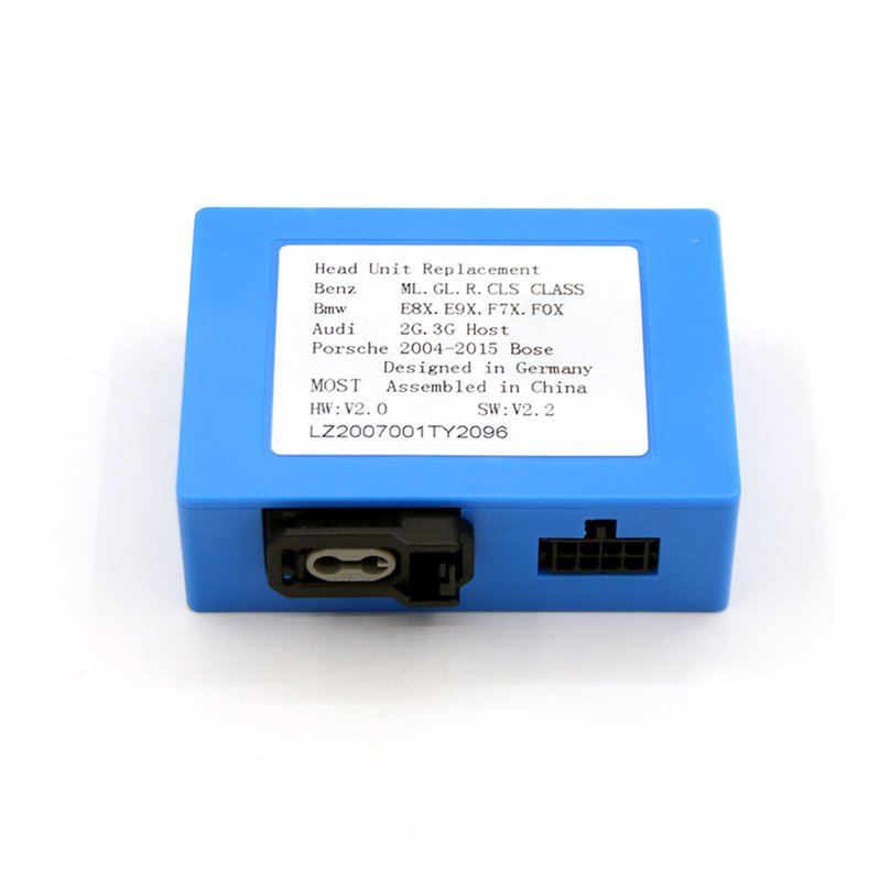 Optic Fiber AUX Adapter for old Mercedes, Audi, Porsche, BMW models ...