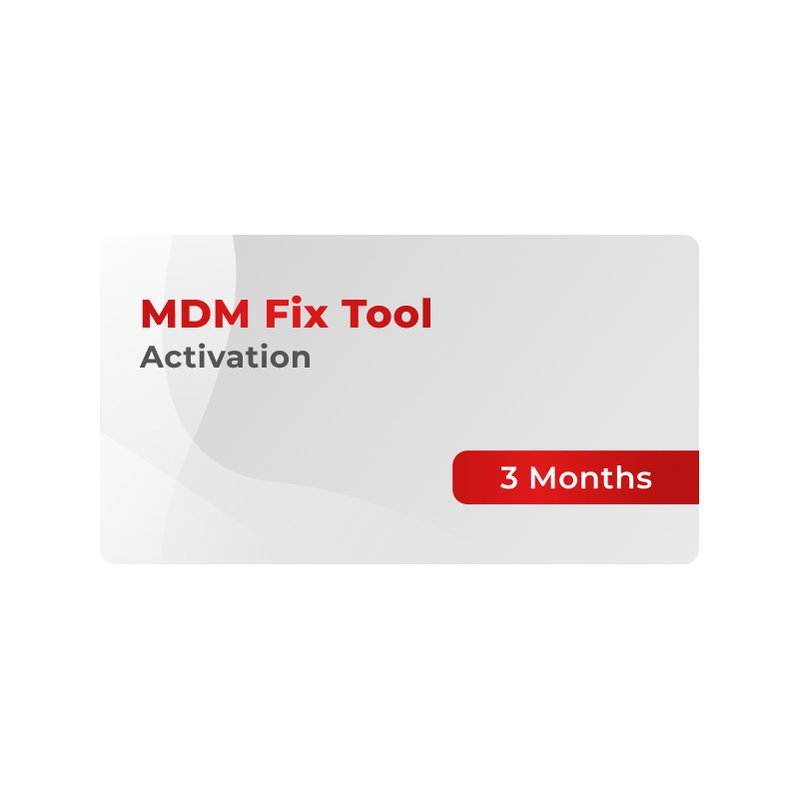 MDM Fix Tool Activation (3 Months) - GsmServer